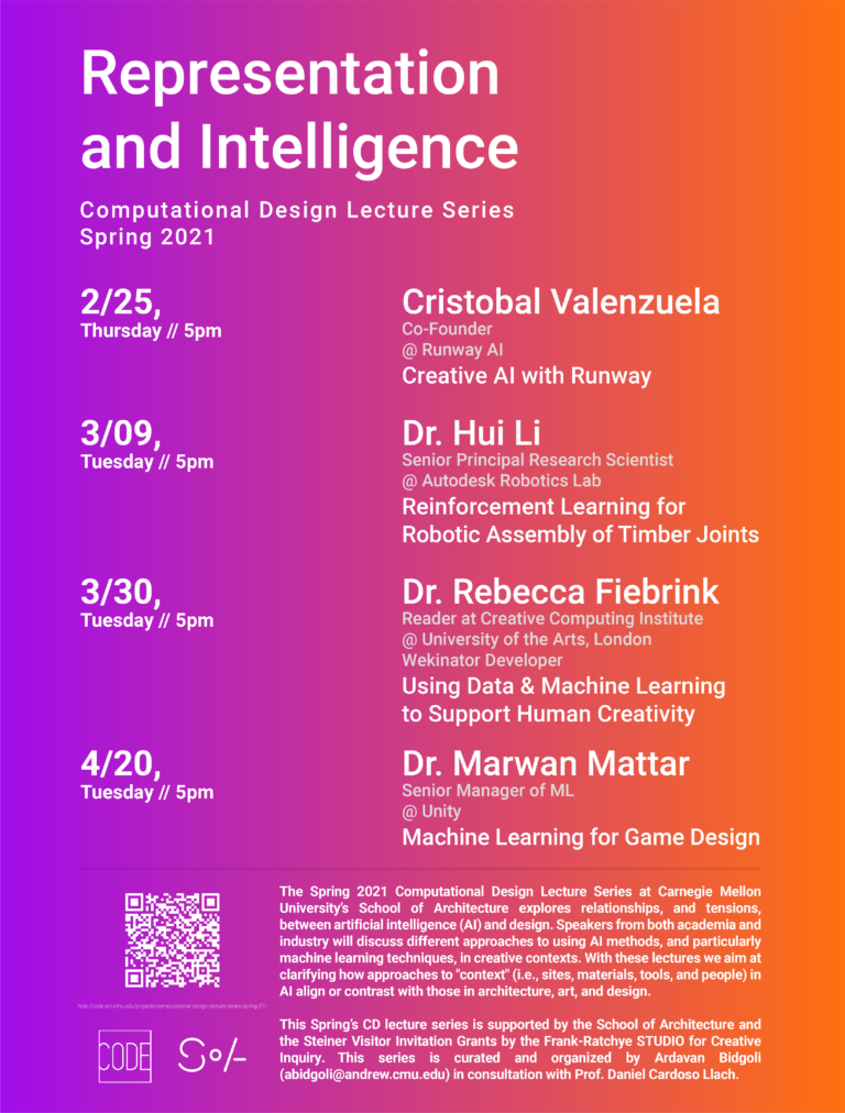Computational Design Lecture Series, Spring ’21 | CodeLab